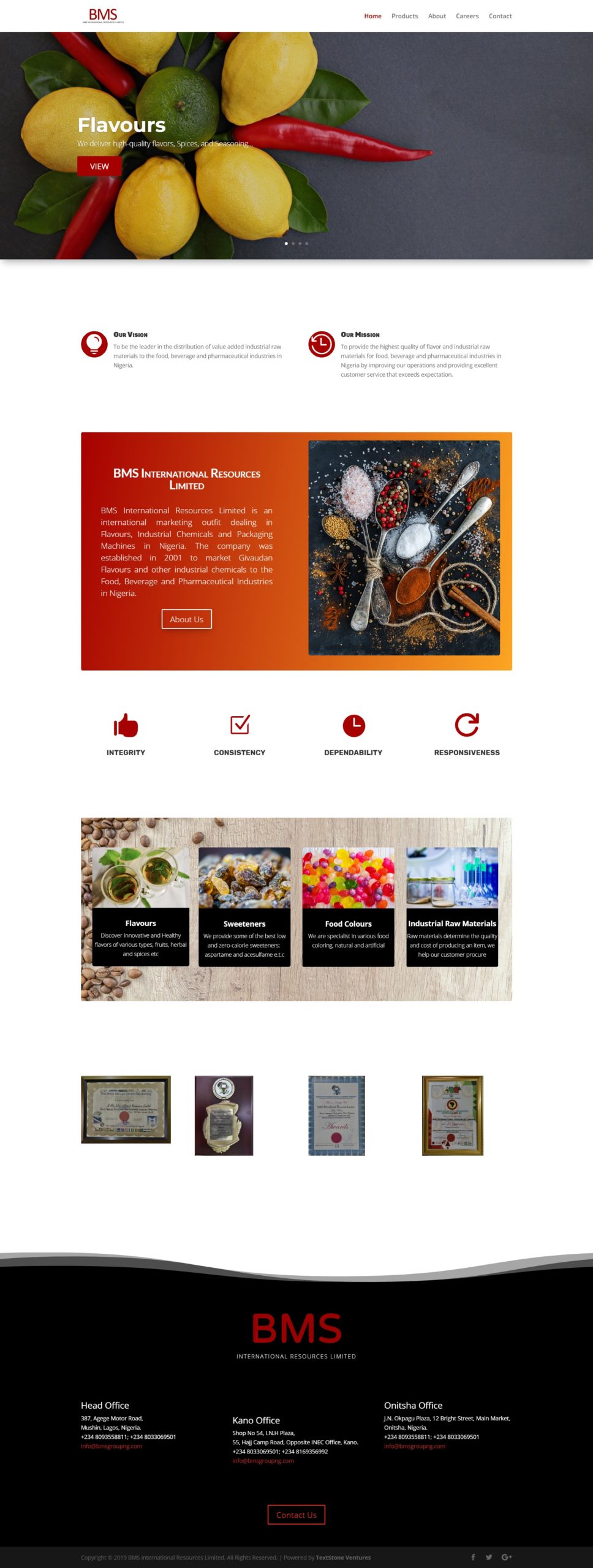 BMS International Resources Limited | Nigeria Web Development Agency