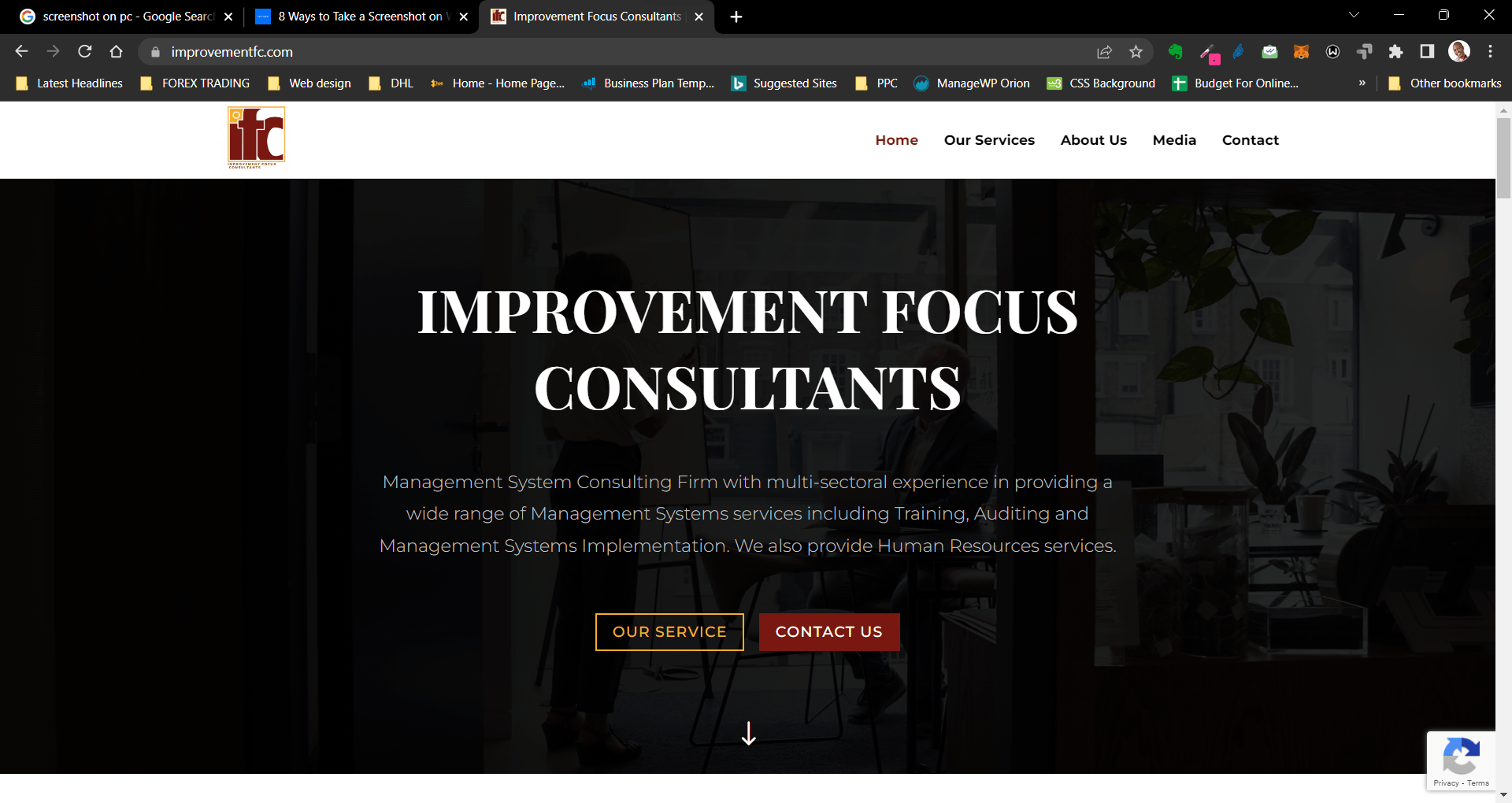 Improvement Focus Consultants | Nigeria Web Development Agency